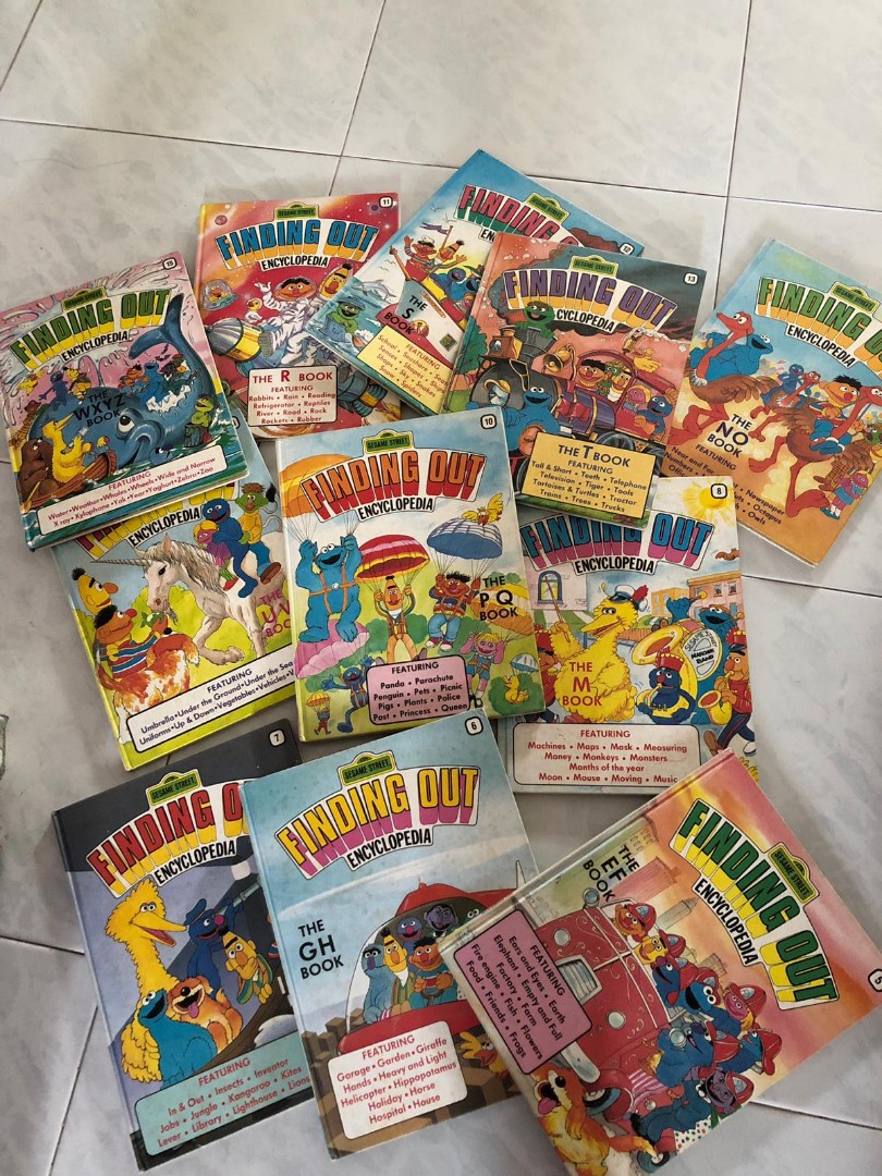 Sesame Street Finding Out Encyclopedia Series from A-Z by Richard ...