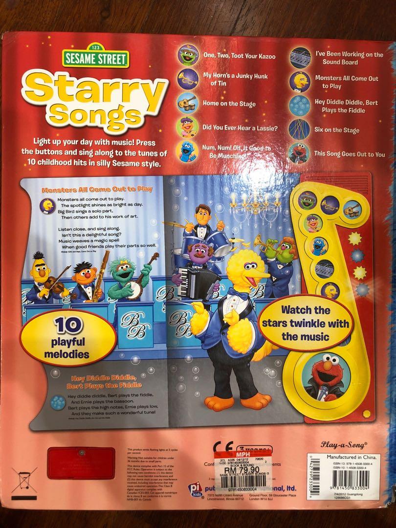 Sesame Street Starry Songs, Hobbies & Toys, Books & Magazines ...