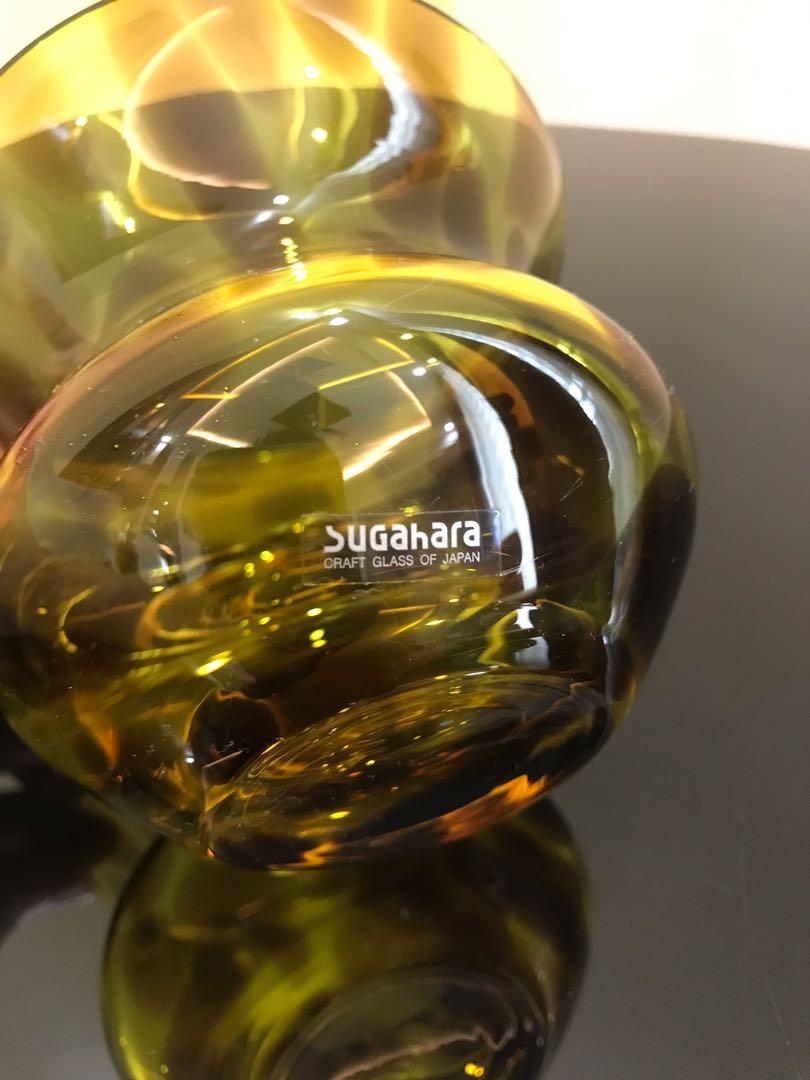 Sugahara Japan Art Glass Leopard Design, Furniture & Home Living, Home ...