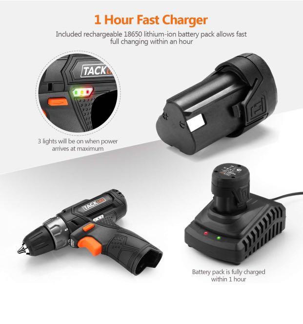 TackLife Cordless Drill/Driver and Pro-Heat Gun $80, Furniture & Home ...