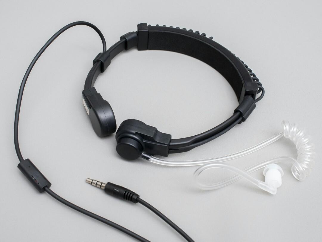 Throat Mic with Catheter Earphone (3.5mm Connector), Audio, Portable ...