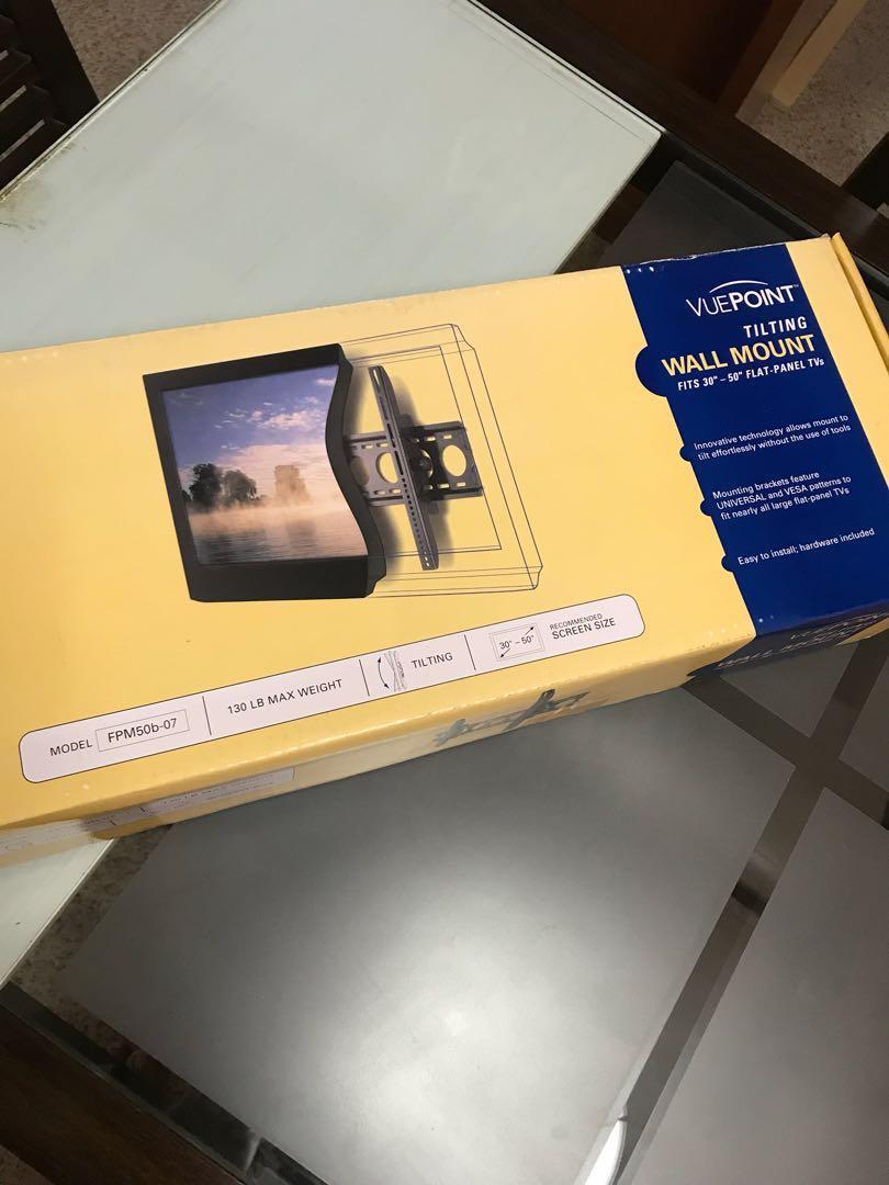 Tilting TV wall mount bracket, TV & Home Appliances, TV & Entertainment ...