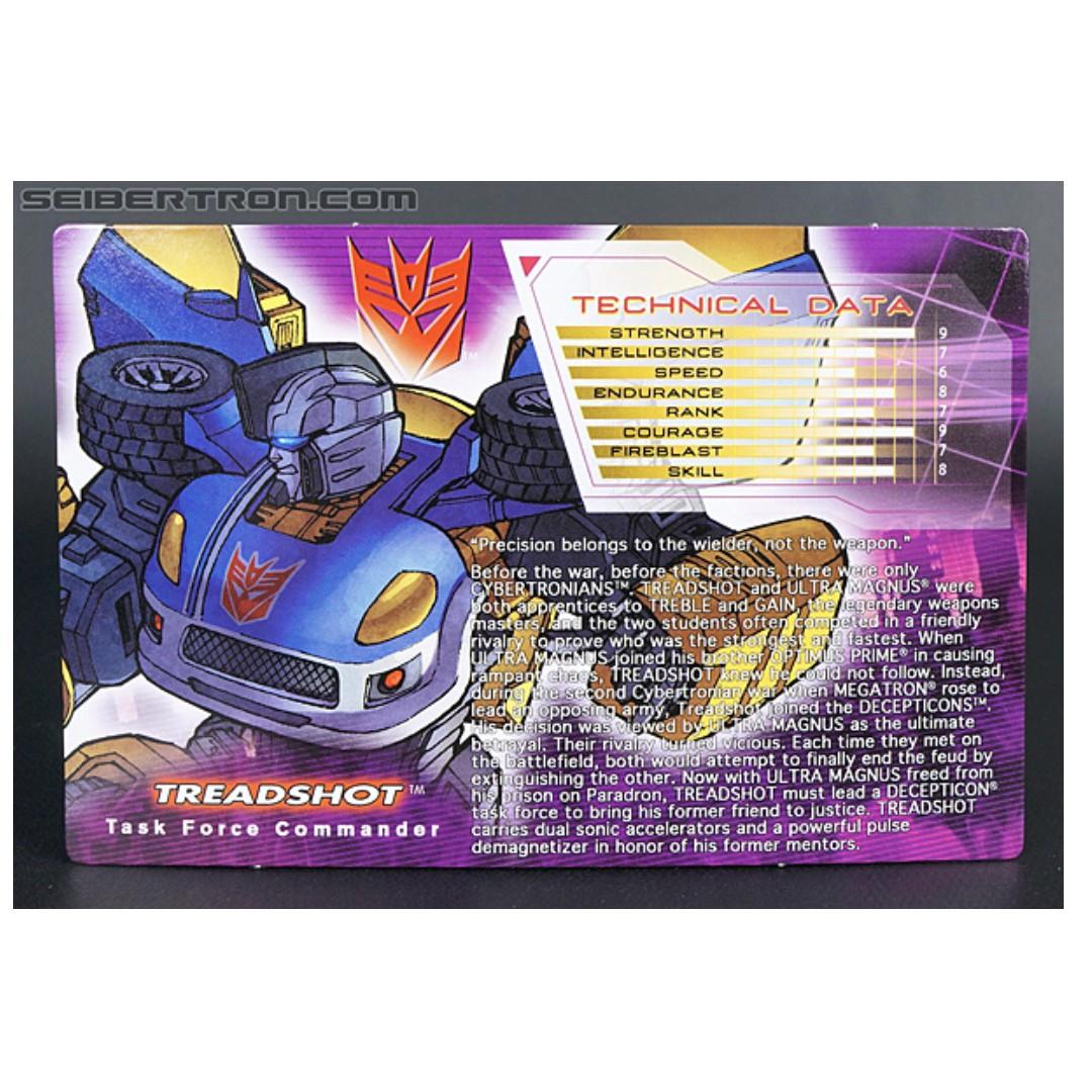 Transformers Botcon Shattered Glass Treadshot TFCC Prime Decepticon RID ...