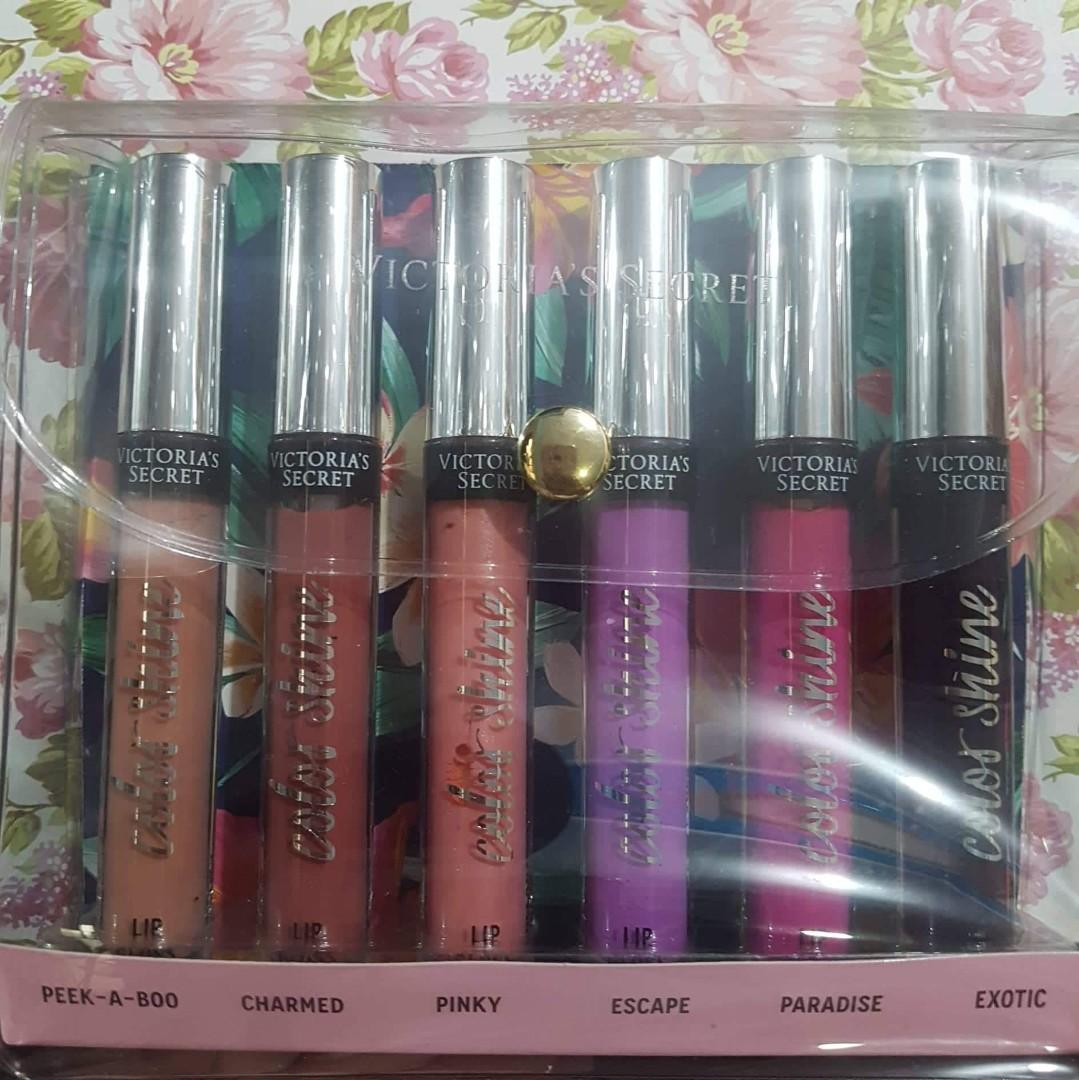 Victoria secret color shine set, Beauty & Personal Care, Face, Makeup ...