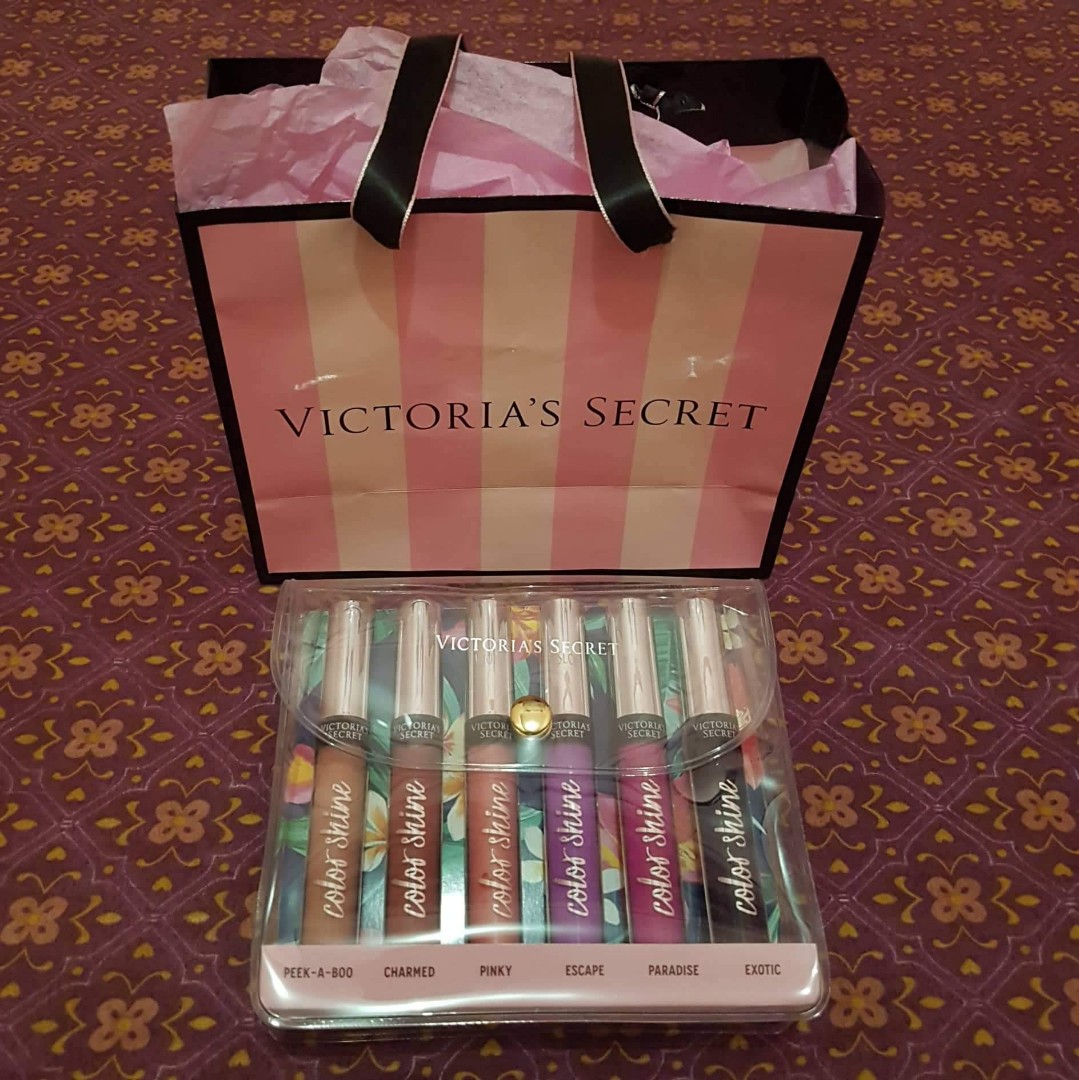 Victoria secret color shine set, Beauty & Personal Care, Face, Makeup ...