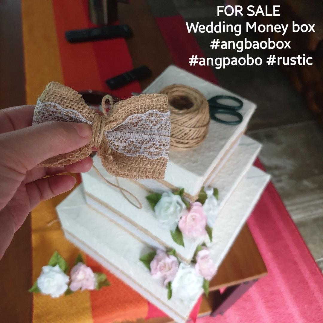 Wedding Money Box - Ang Bao Box / Ang Pao Box, Everything Else on Carousell