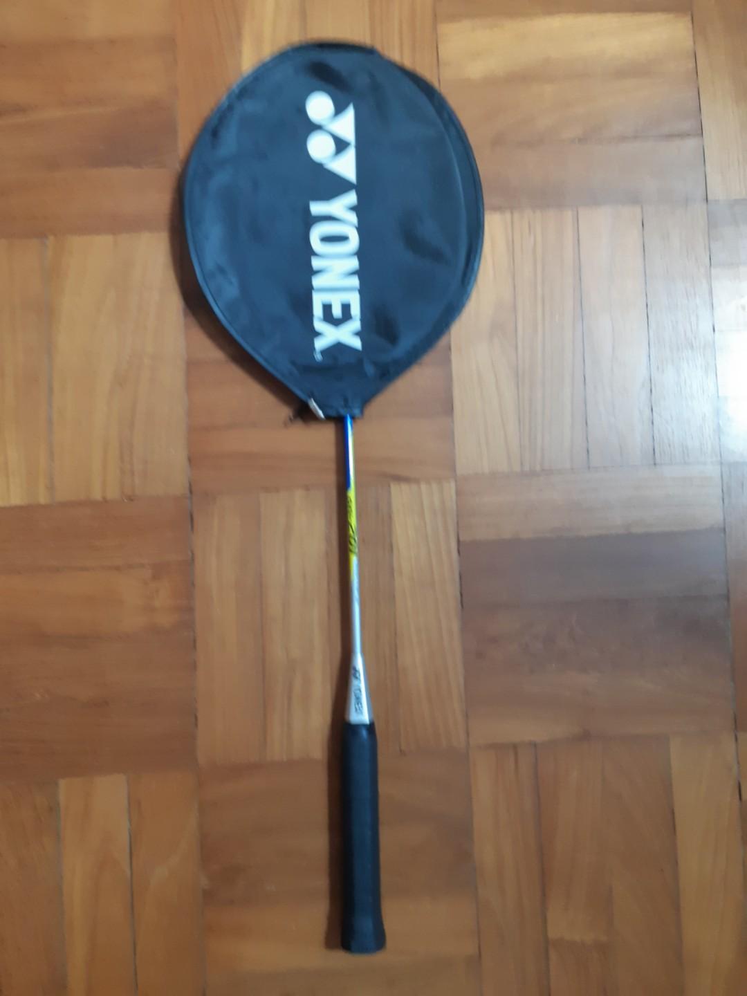 Yonex GR-201 Badminton Racket with cover, Sports Equipment, Sports ...