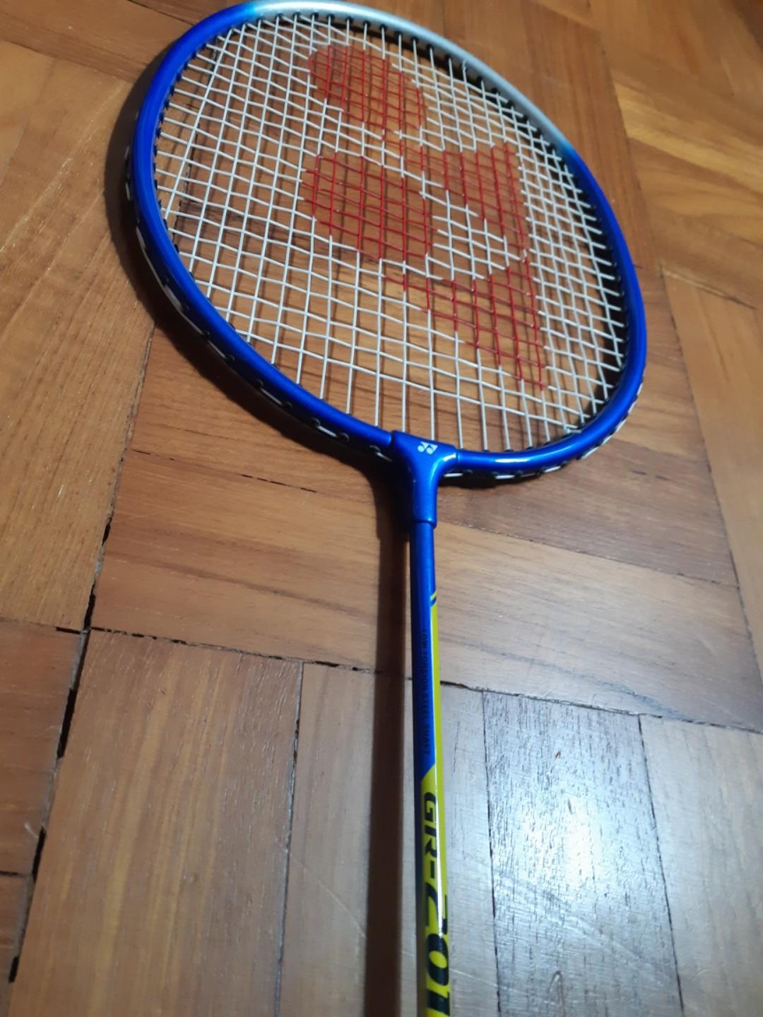 Yonex GR-201 Badminton Racket with cover, Sports Equipment, Sports ...