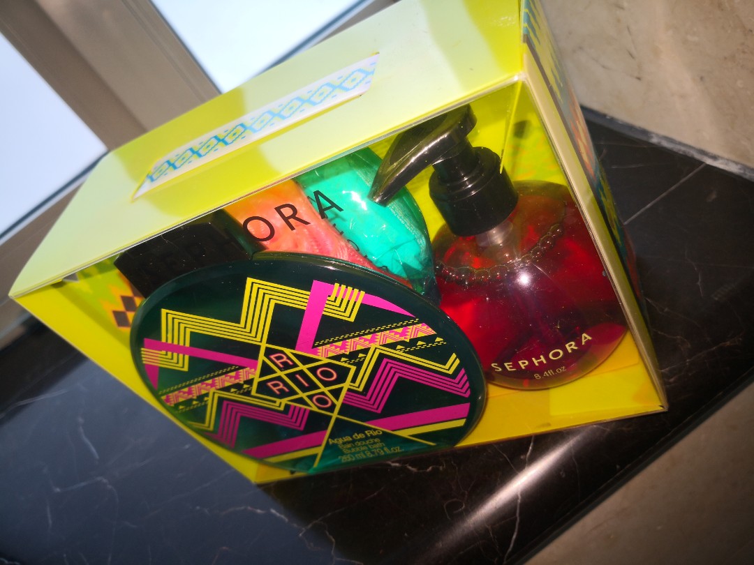 4 pieces Sephora AGUA DE RIO BATH SET, Beauty & Personal Care, Bath ...