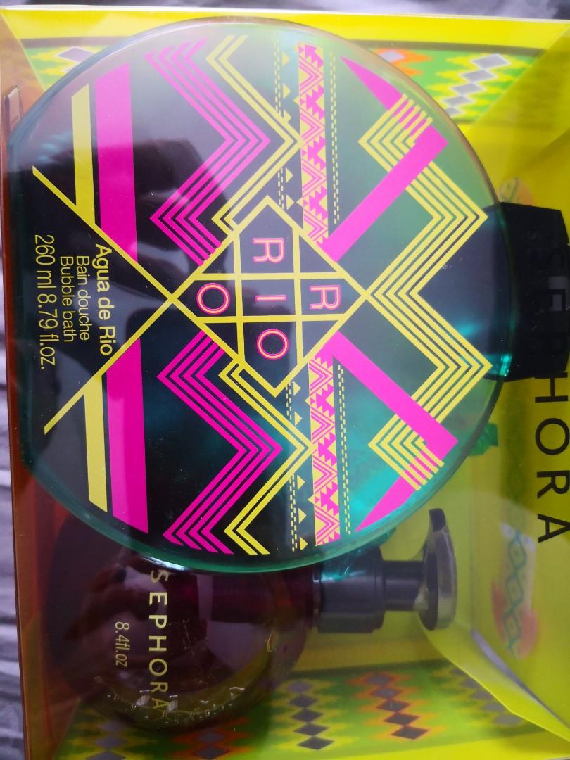 4 pieces Sephora AGUA DE RIO BATH SET, Beauty & Personal Care, Bath ...