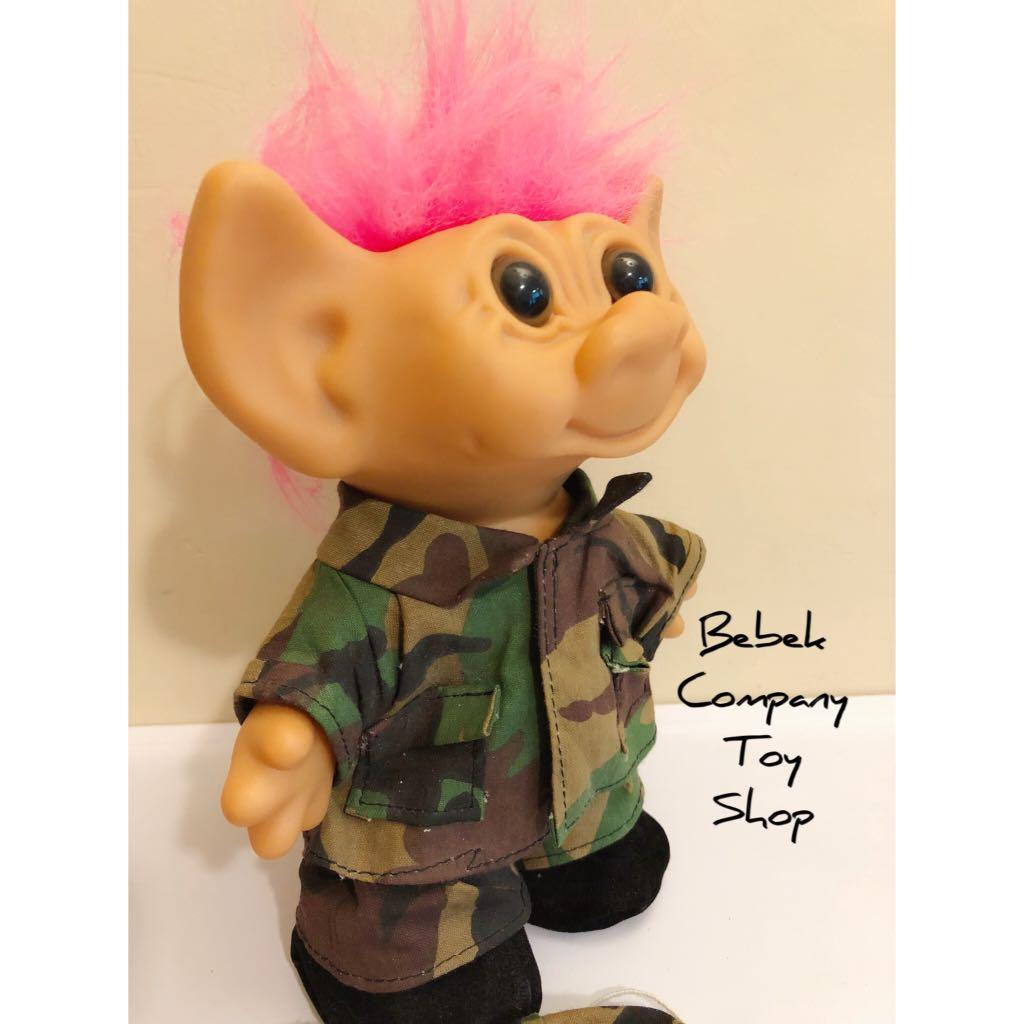 8吋/20cm 1980s VTG Wishnik troll trolls 醜娃 巨魔娃娃 幸運小子 絕版 古董玩具, 書籍、休閒與玩具 ...