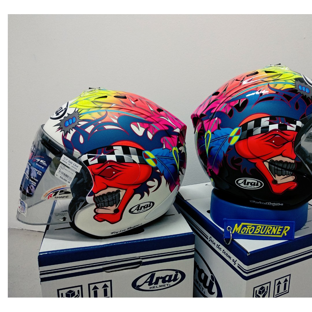 Arai VZ Ram Russell, Motorcycles, Motorcycle Apparel on Carousell