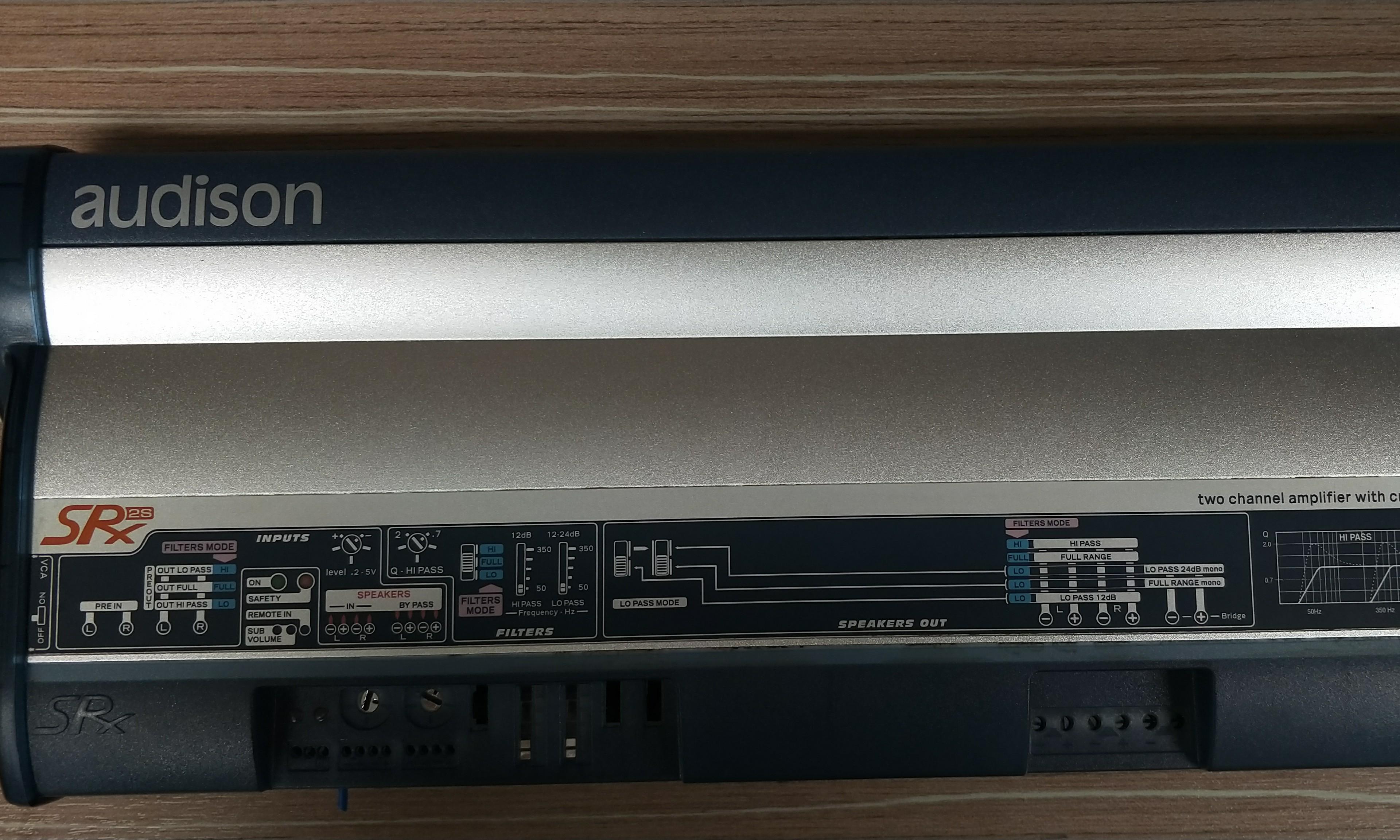 Audison SRx 2S two channel amplifier with crossover, Car Accessories ...