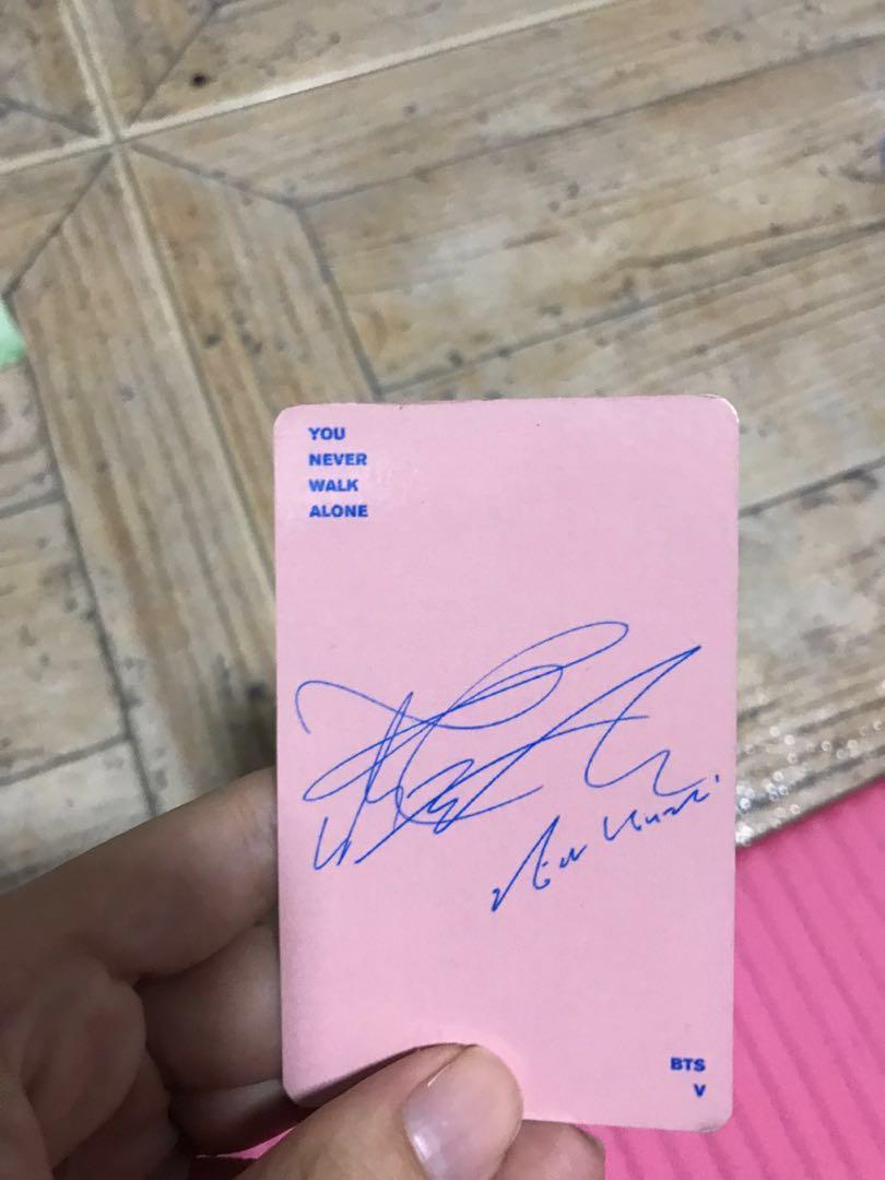 Bts ynwa photocard v Kim taehyung, Hobbies & Toys, Memorabilia ...