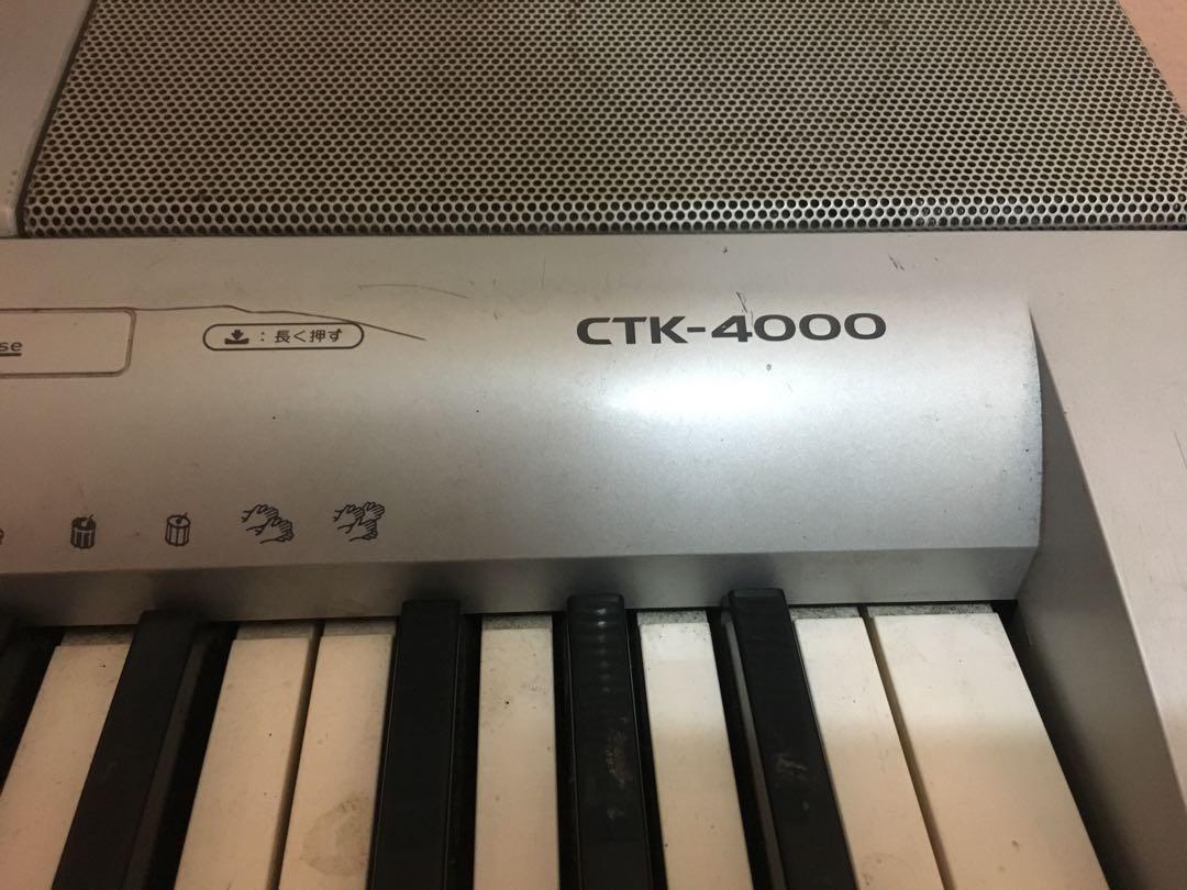 Casio Keyboard CTK-4000, Hobbies & Toys, Music & Media, Musical ...