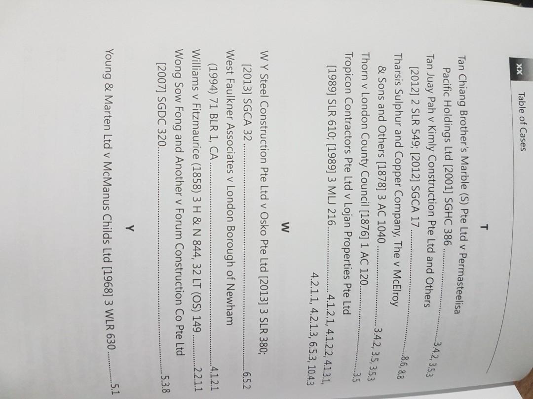 Elements of Construction law in Singapore by Prof. Lim Pin, Computers ...