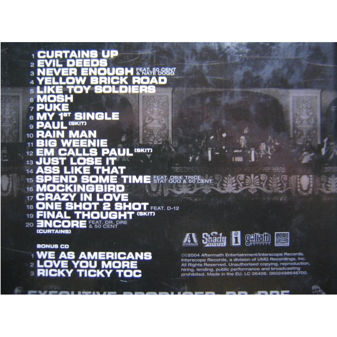 Eminem - Encore CD + Bonus CD (2碟) (Made In EU) (附25張歌詞照片) (Shady ...