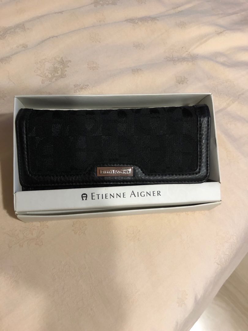 Etienne Aigner Long wallet, Women's Fashion, Bags & Wallets, Purses ...