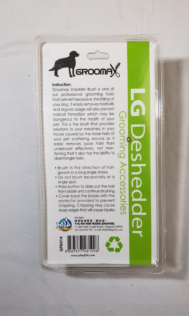 Groomax Deshedder Brush, Pet Supplies, Health & Grooming on Carousell