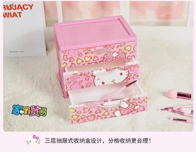 HELLO KITTY MINI DRAWER, Furniture & Home Living, Home Improvement ...