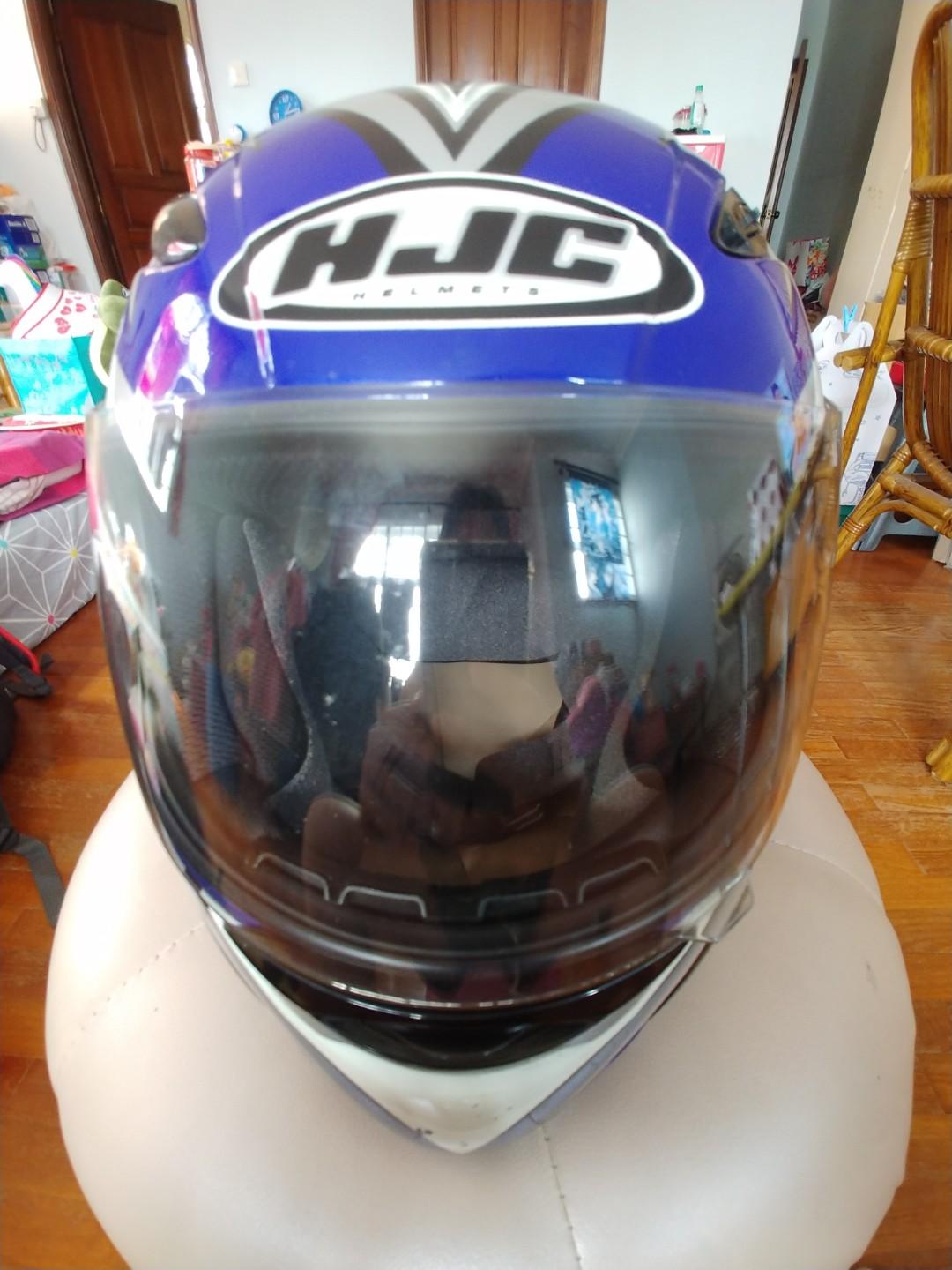 HJC Full Face Helmet, Motorcycles, Motorcycle Apparel on Carousell