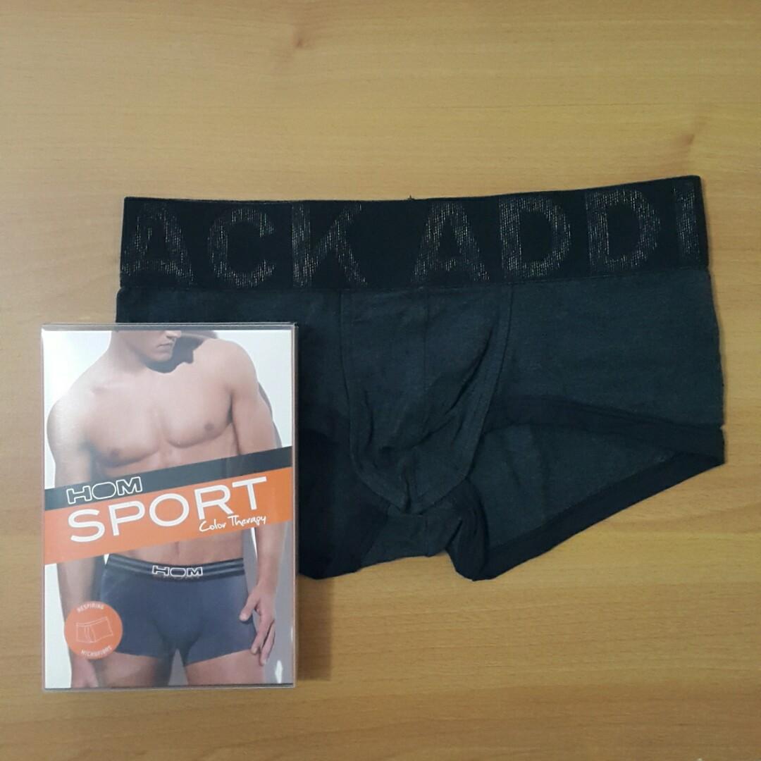 HOM Hip Brief & Mini Trunk, Fesyen Pria, Pakaian , Bawahan di Carousell