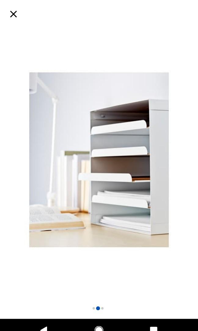 Ikea KVISSLE letter tray, Furniture & Home Living, Home Improvement ...