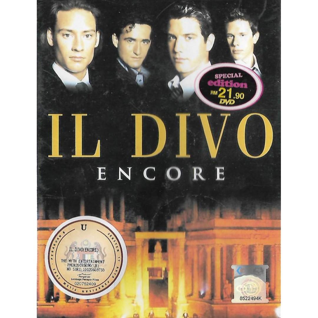 IL Divo Encore Live In Merida Spain DVD, Hobbies & Toys, Music & Media ...