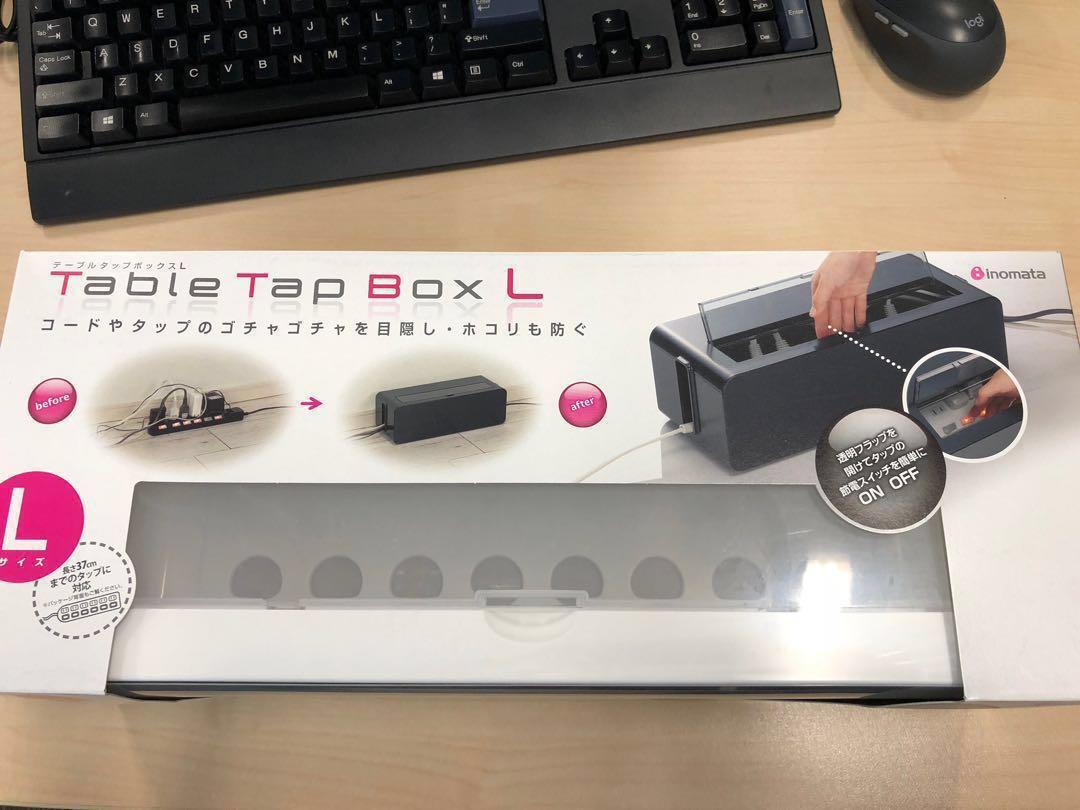 inomata Japan Cable Management Box White Large, Computers & Tech, Parts ...