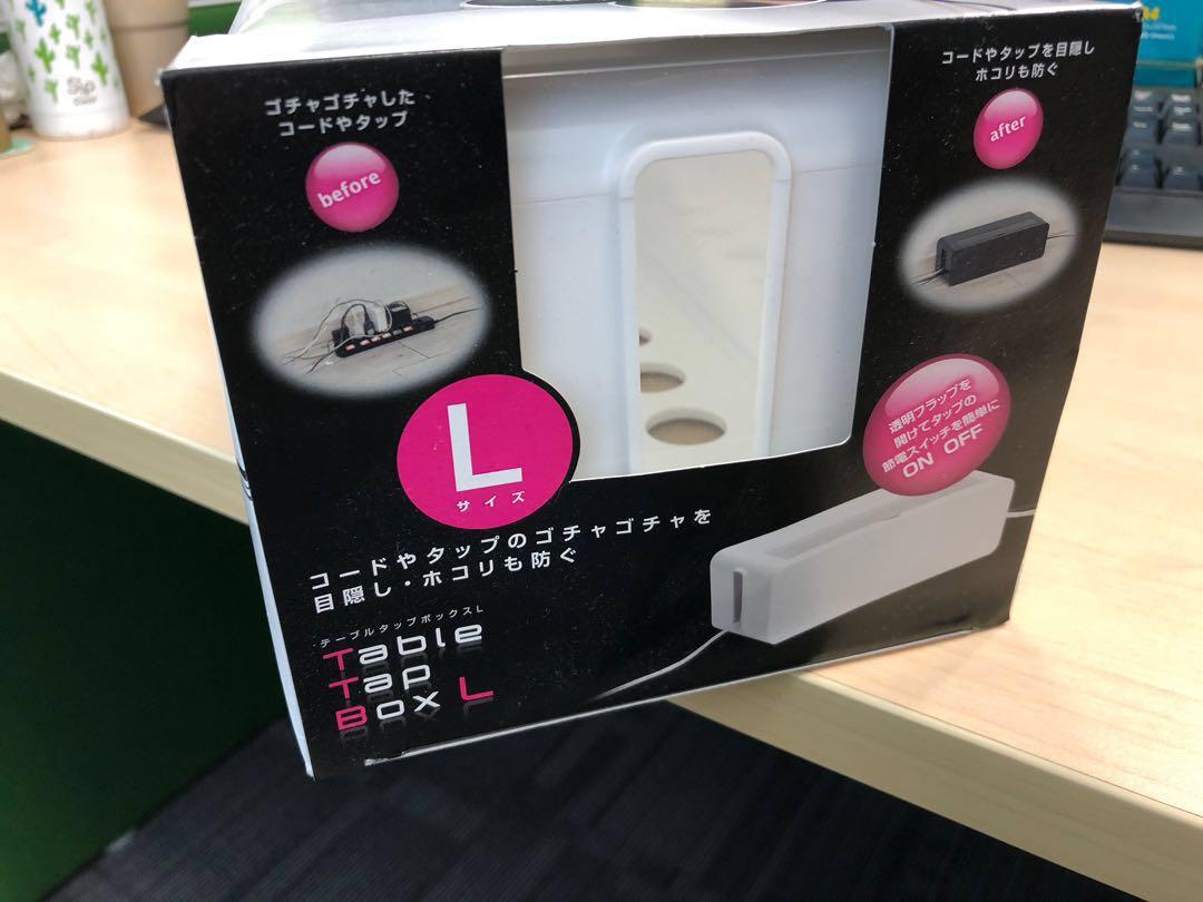inomata Japan Cable Management Box White Large, Computers & Tech, Parts ...