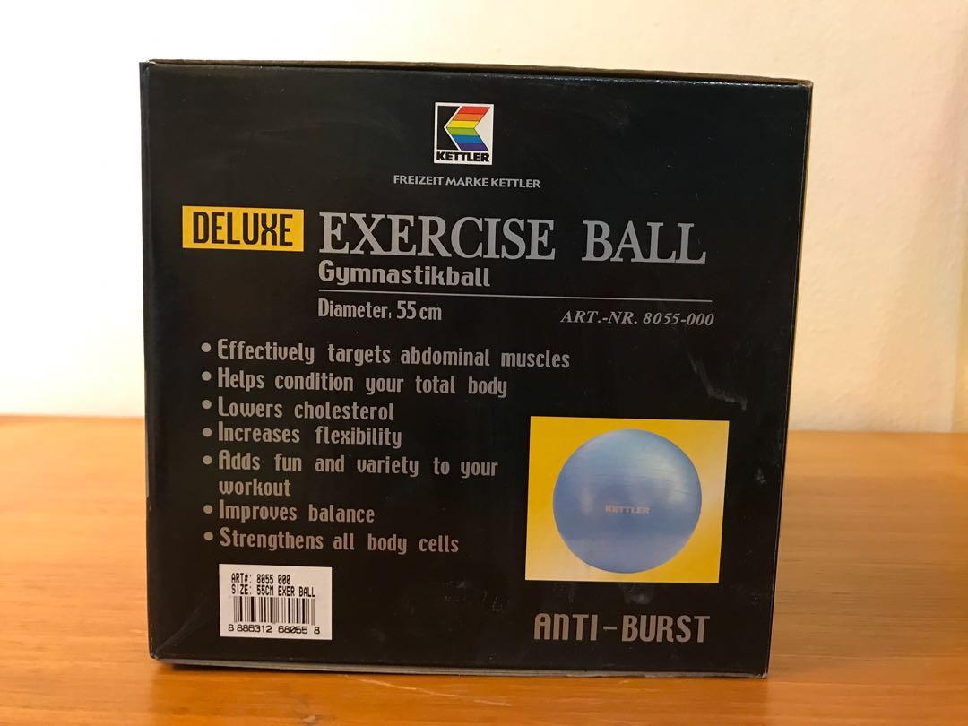 Kettler Exercise Ball, Sports Equipment, Exercise & Fitness, Cardio ...