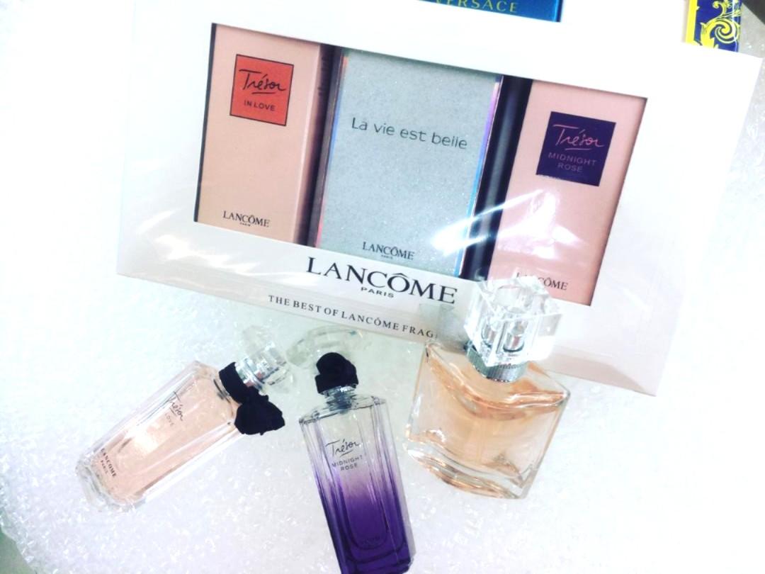 Lancome Mini Perfume 3in1 Set (30ml x 3), Beauty & Personal Care ...
