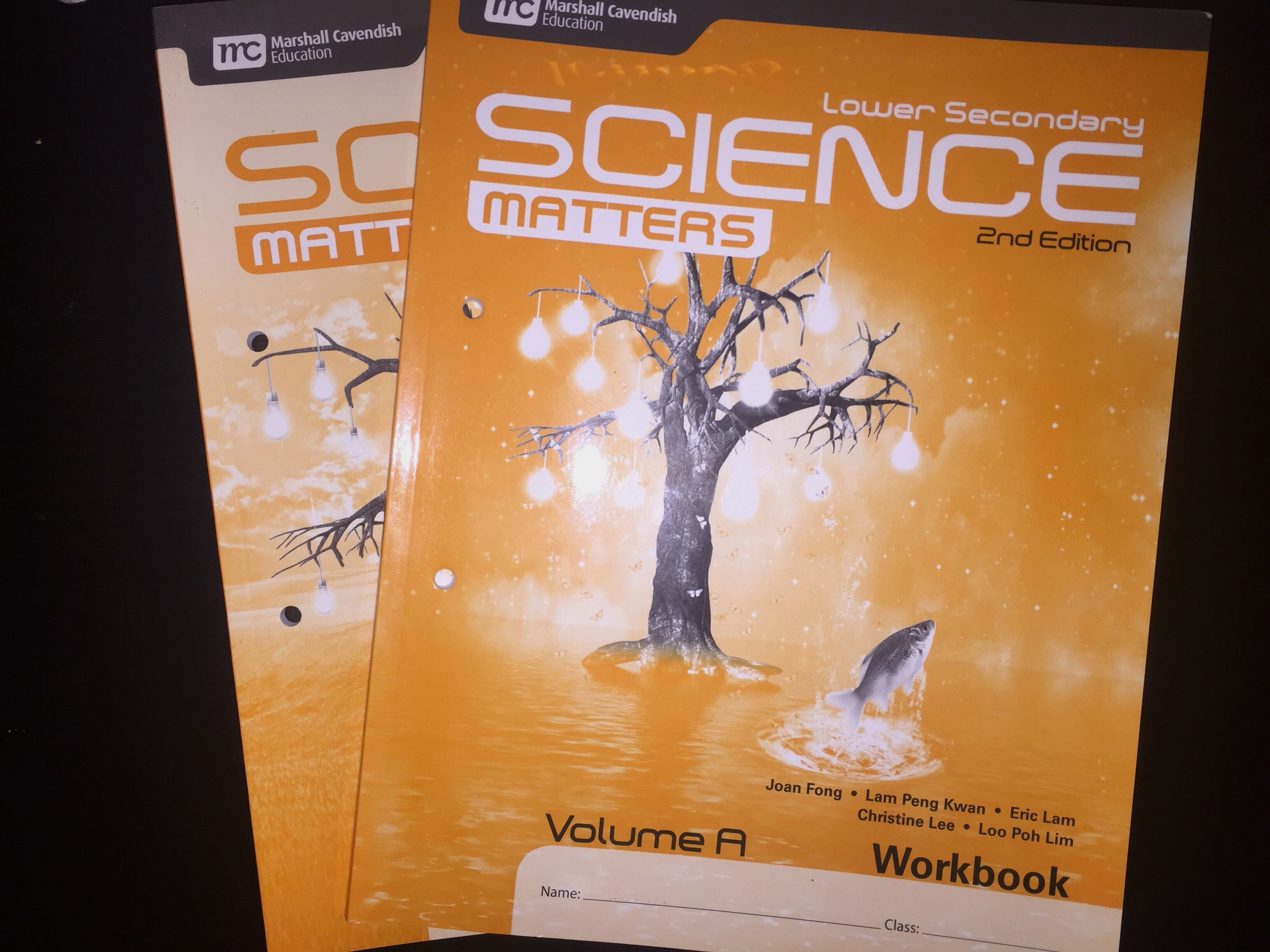 Lower Secondary Science Matters Workbook Volume A + B (2nd Edition ...