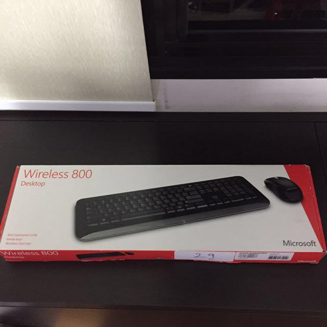 Microsoft Wireless 800 Desktop (sealed), Electronics, Computer Parts ...
