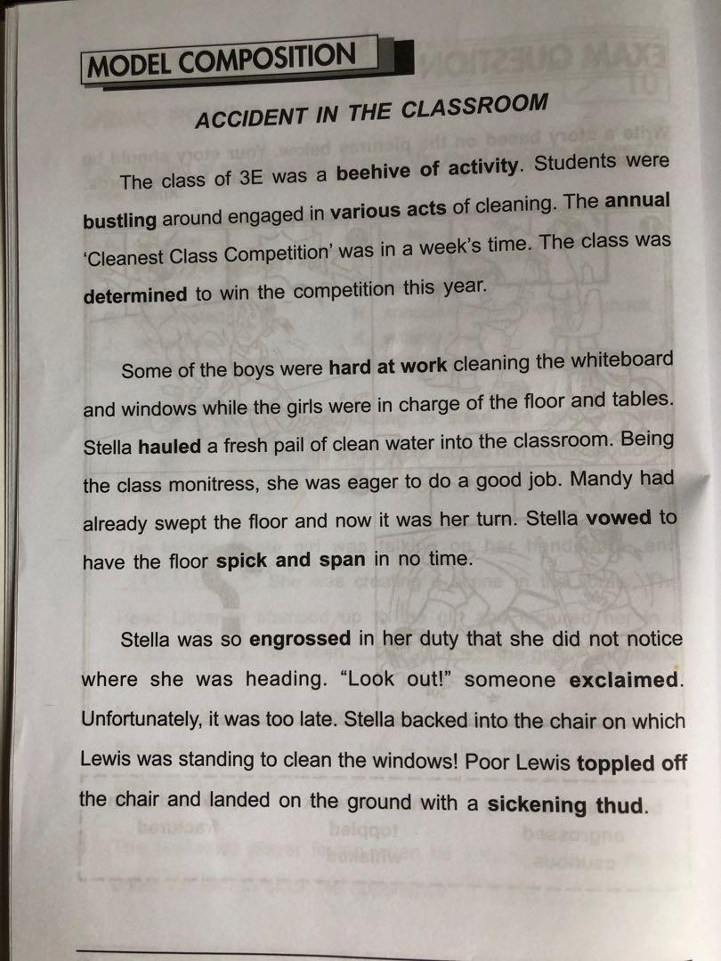 P3 English Composition, Hobbies & Toys, Books & Magazines, Assessment ...