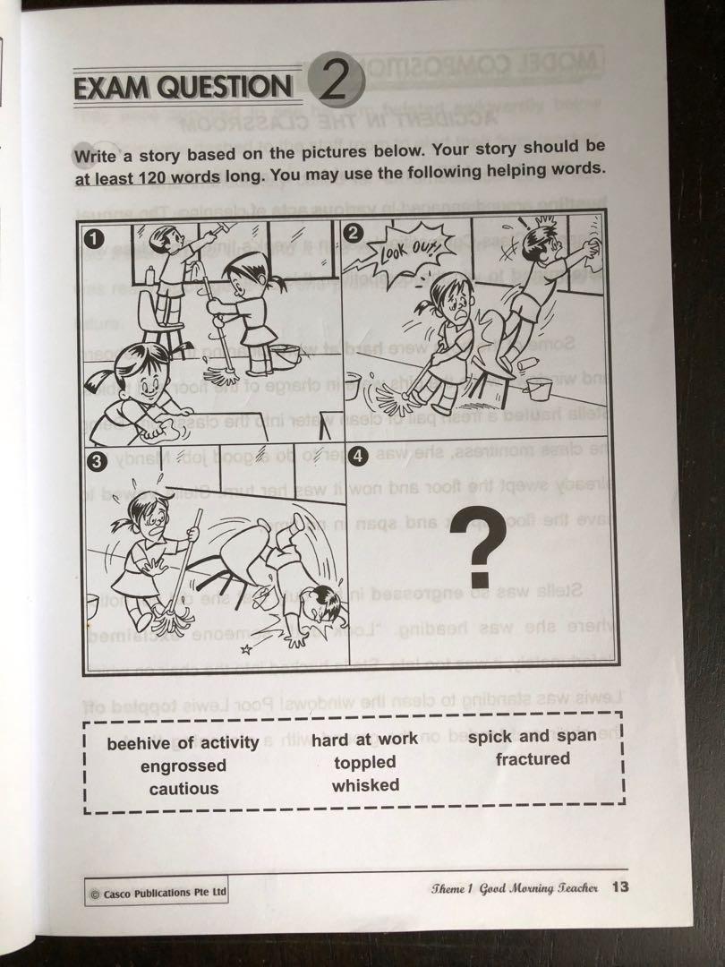 P3 English Composition Hobbies Toys Books Magazines Assessment