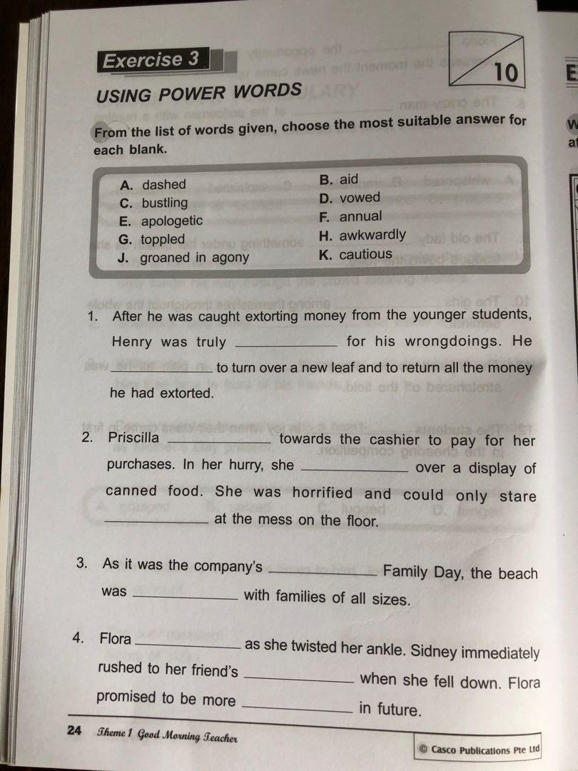 P3 English Composition, Hobbies & Toys, Books & Magazines, Assessment ...