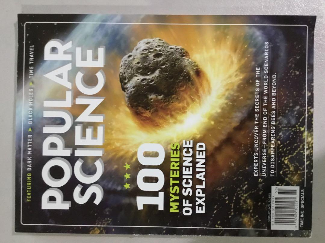 Science Magazines (scientific american, popular science, knowledge, MIT ...