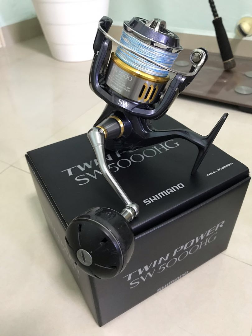 Shimano twinpower sw5000hg, Sports Equipment, Fishing on Carousell