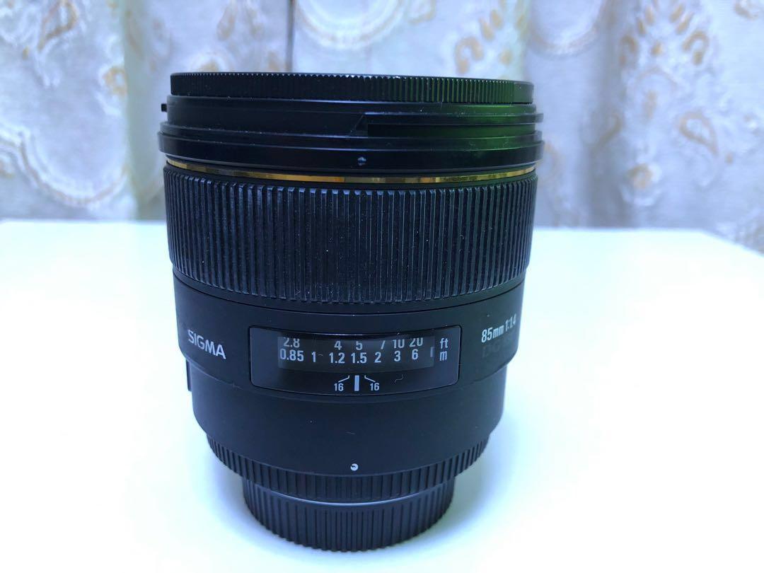 Sigma 85 1.4 EX DG 85mm f1.4, 攝影器材, 鏡頭及裝備 - Carousell