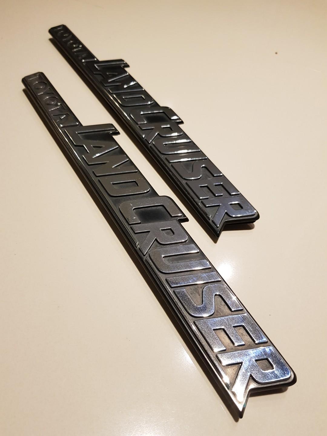 Toyota Land Cruiser emblem, Auto Accessories on Carousell