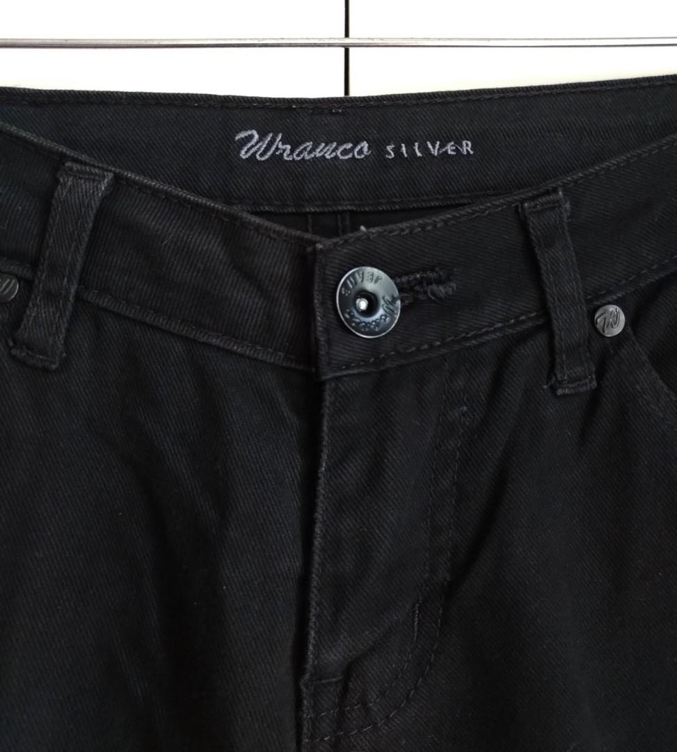 Wranco Black Denim Jeans Pants [Size 25], Women's Fashion, Bottoms ...
