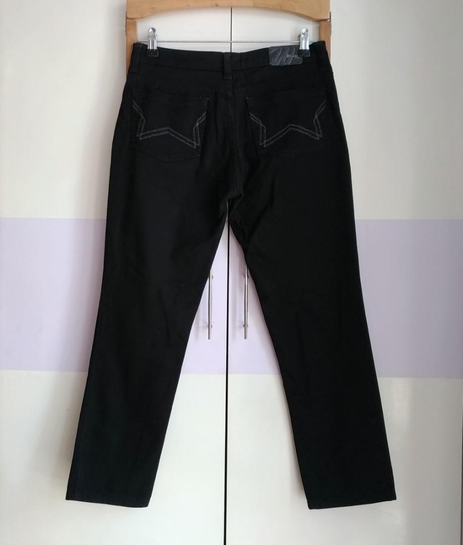 Wranco Black Denim Jeans Pants [Size 25], Women's Fashion, Bottoms ...