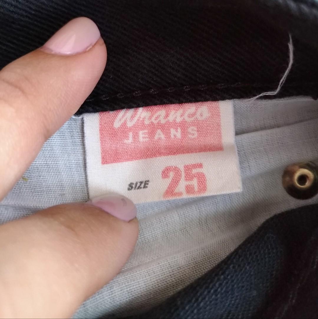 Wranco Black Denim Jeans Pants [Size 25], Women's Fashion, Bottoms ...