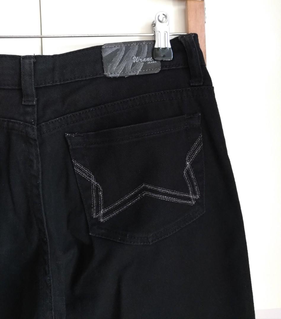Wranco Black Denim Jeans Pants [Size 25], Women's Fashion, Bottoms ...