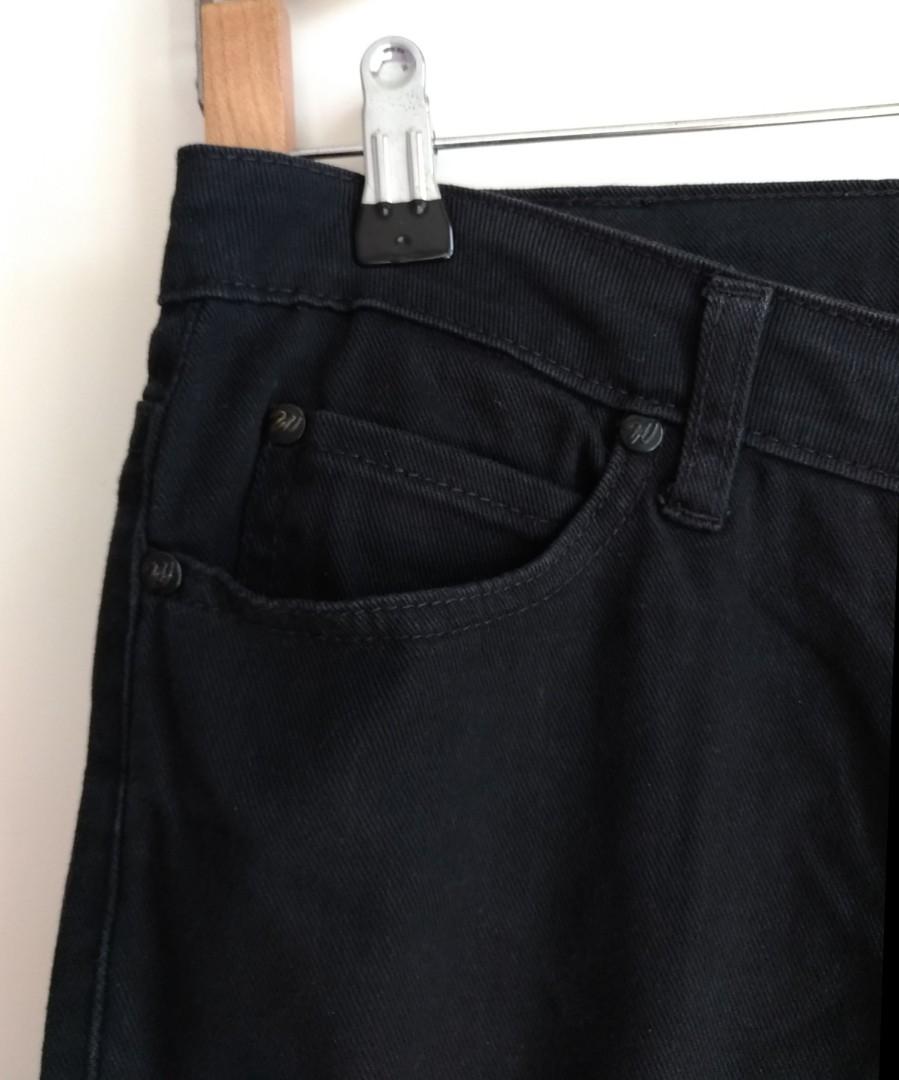Wranco Black Denim Jeans Pants [Size 25], Women's Fashion, Bottoms ...