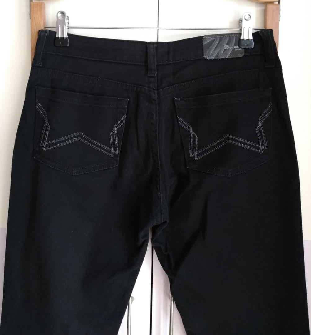 Wranco Black Denim Jeans Pants [Size 25], Women's Fashion, Bottoms ...