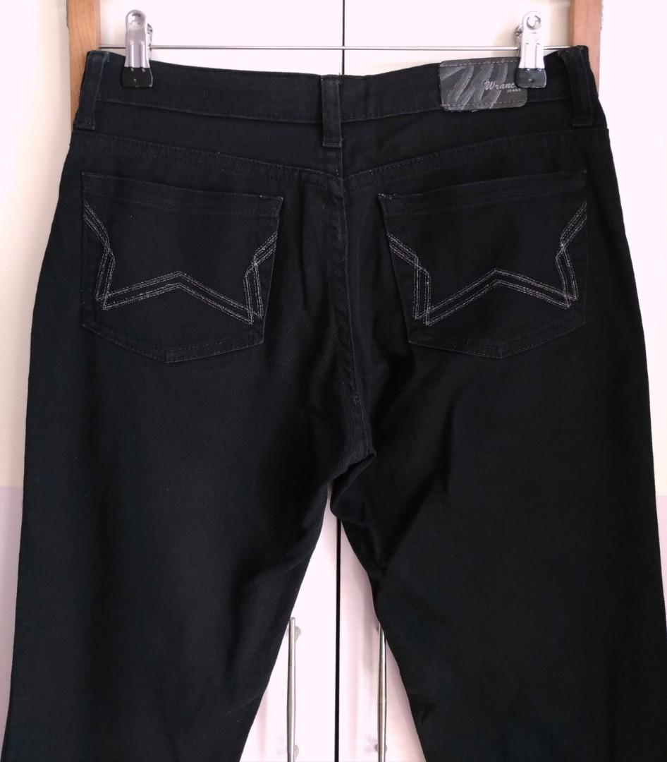 Wranco Black Denim Jeans Pants [Size 25], Women's Fashion, Bottoms ...