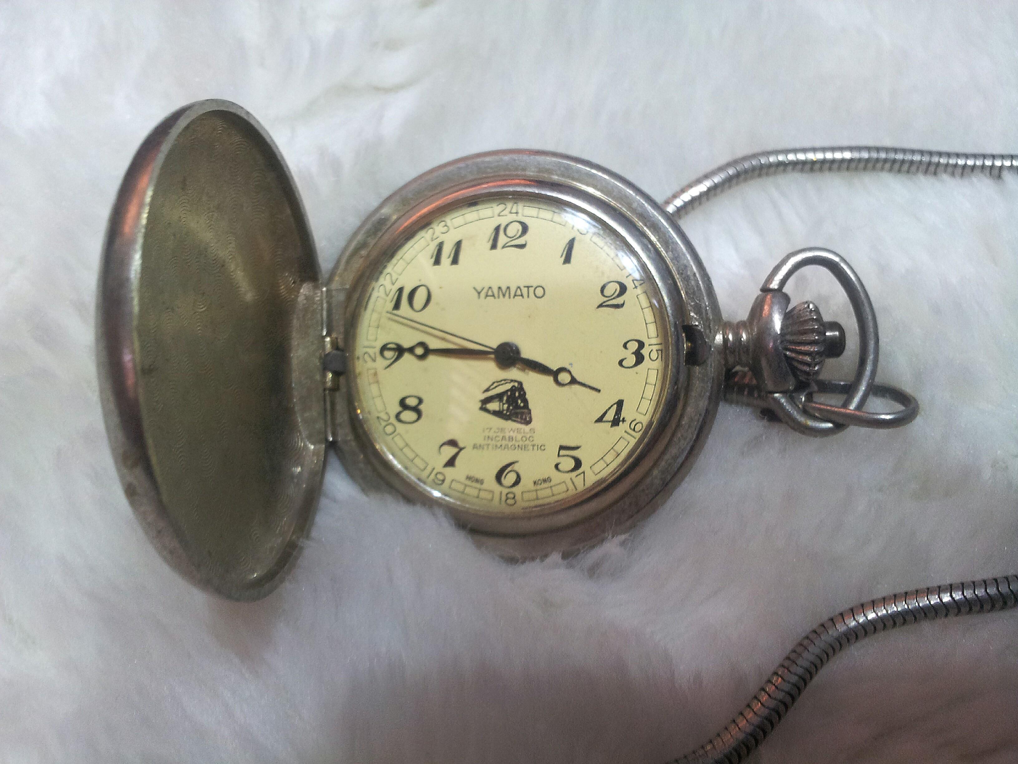 Yamato Pocket Watch, Men's Fashion, Watches & Accessories, Watches on ...