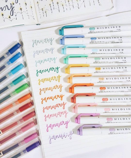 Zebra Midliners [PO], Hobbies & Toys, Stationery & Craft, Stationery ...